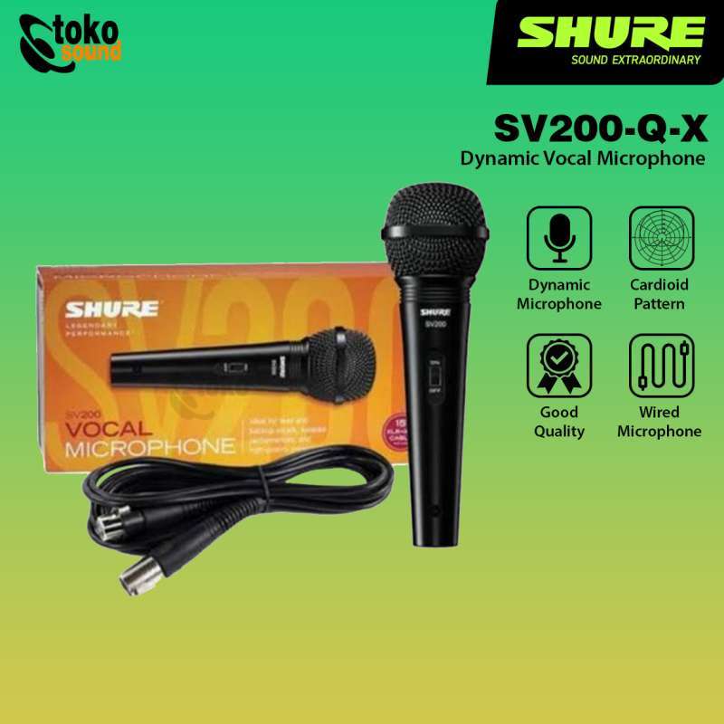 Jual Shure SV200 - Dynamic Handheld Microphone Original di Seller ...