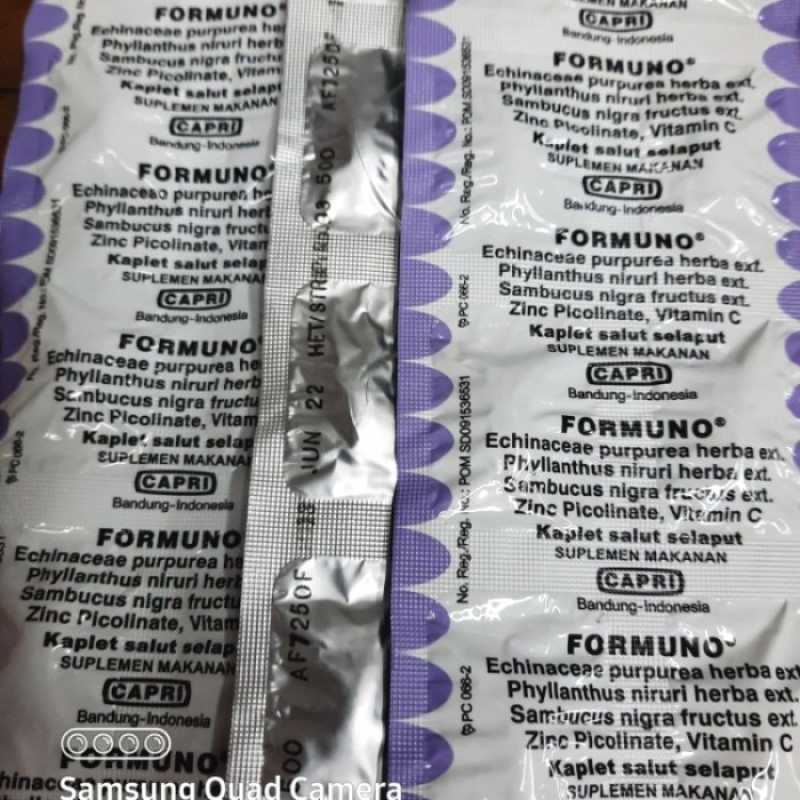 Promo formuno strip utuh isi 10 tablet suplemen daya tahan tubuh Diskon ...
