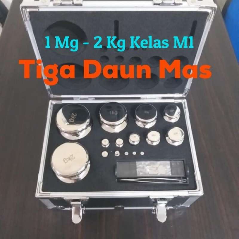 Jual Batu Timbangan Stainless 1 Mg - 2 Kg Kelas M1 / Anak Timbangan Sonic di Seller TDM Grosir ...