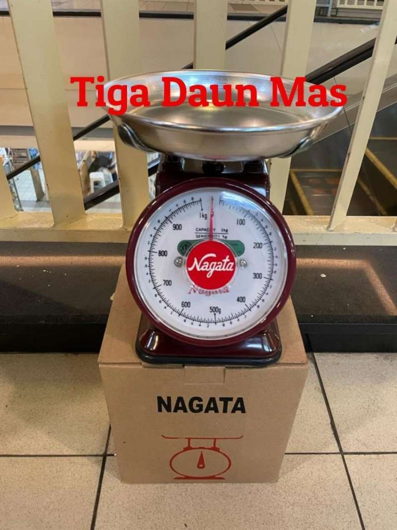 Jual Timbangan Duduk Jarum Nagata B1R 1 Kg Timbangan Manual Nagata 1 Kg ...