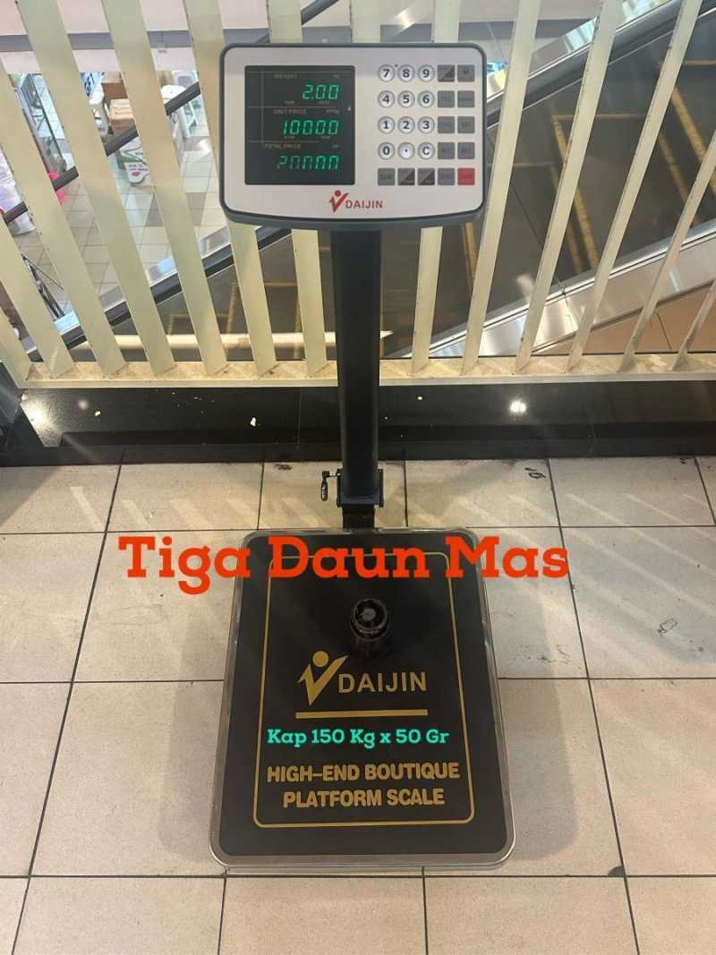 Jual Timbangan Lantai Waterproof Daijin FSC 150Kg Timbangan Lantai Anti Air di Seller TDM Grosir ...