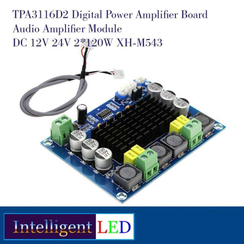 Promo TPA3116D2 Digital Power Amplifier DC 12V 24V 2 x 120W XH M543 ...