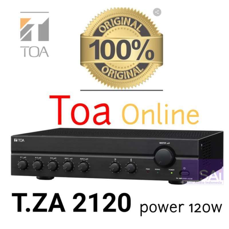 Promo TOA ZA-2120 AMPLIFIER MIXER POWER 120 WAT ORIGINAL ASLI 100% ZA ...