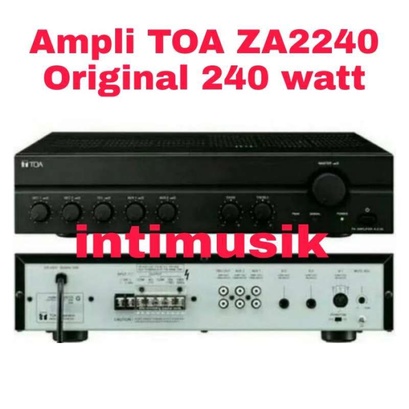 Promo Ampli TOA ZA2240, ZA 2240 Original 240 Watt Diskon 23% di Seller ...
