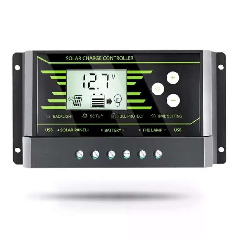 Promo PWM Surya Controller Backlight LCD Solar Charge Controller 10A ... Promo PWM Surya Controller Backlight LCD Solar Charge Controller 10A ...