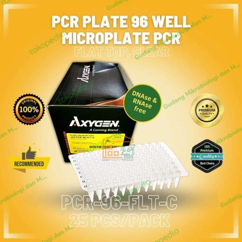 Promo PCR Plate 96 Well / Microplate PCR 96 Well, DNA/RNA Free, 25 Pcs/Pack Diskon 23% di Seller ...