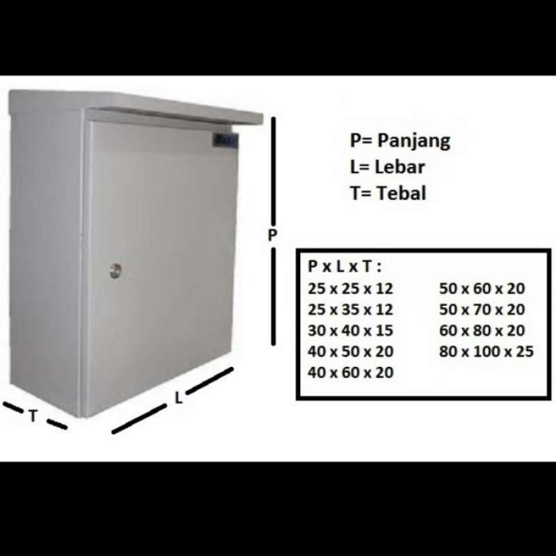 Promo Umg Box Panel Listrik Topi 50 X 60 X 20 Outdoor Diskon 23% Di ...
