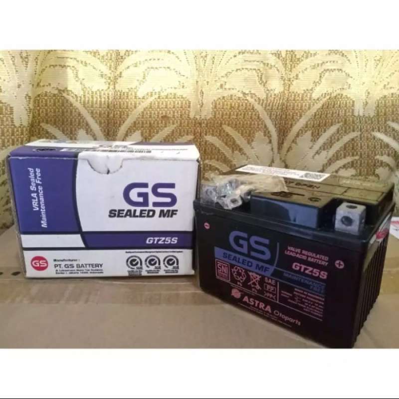 Promo AKI MOTOR HONDA BEAT GS ASTRA GTZ5S GARANSI Diskon 2% di Seller SNJ Sentra Group ...