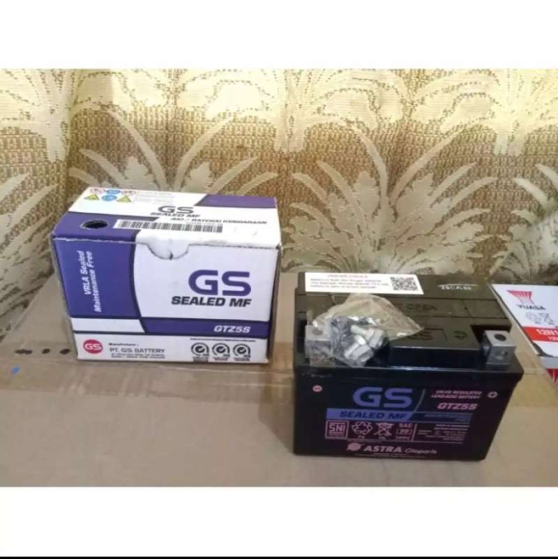 Promo AKI MOTOR HONDA BEAT GS ASTRA GTZ5S GARANSI Diskon 2% di Seller SNJ Sentra Group ...