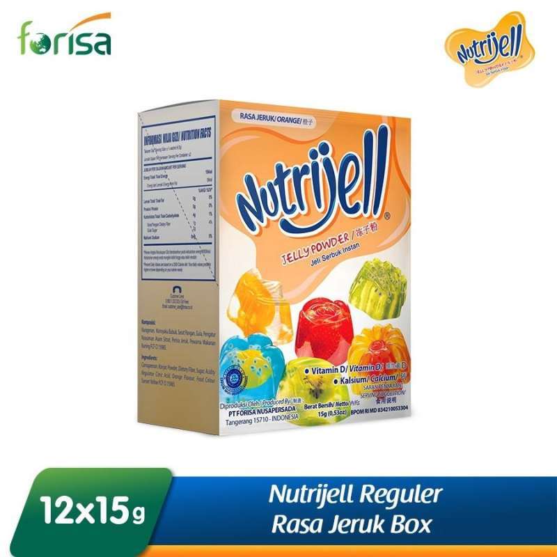 Promo Nutrijell Reguler Rasa Jeruk Box - 12x15 gram Diskon 1% di Seller ...