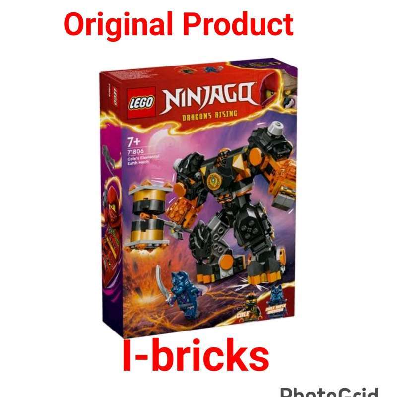 Jual Lego Ninjago 71806 Cole Elemental Earth Mech Di Seller I-bricks ...