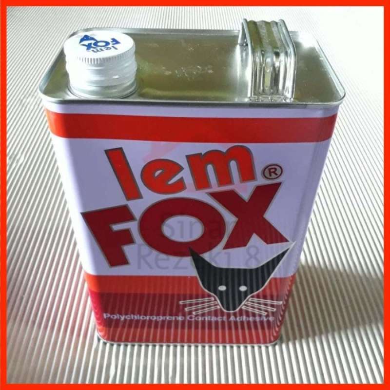 Promo Lem FOX 2,5 kg GALON / Lem Kuning HPL Edging Kayu Serbaguna Merah ...