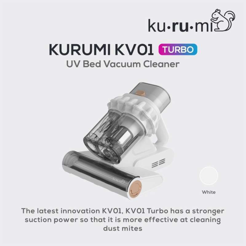 Promo Kurumi Kv 01 Turbo Anti Dust Mites Uv Vacuum Cleaner Diskon 29% ...
