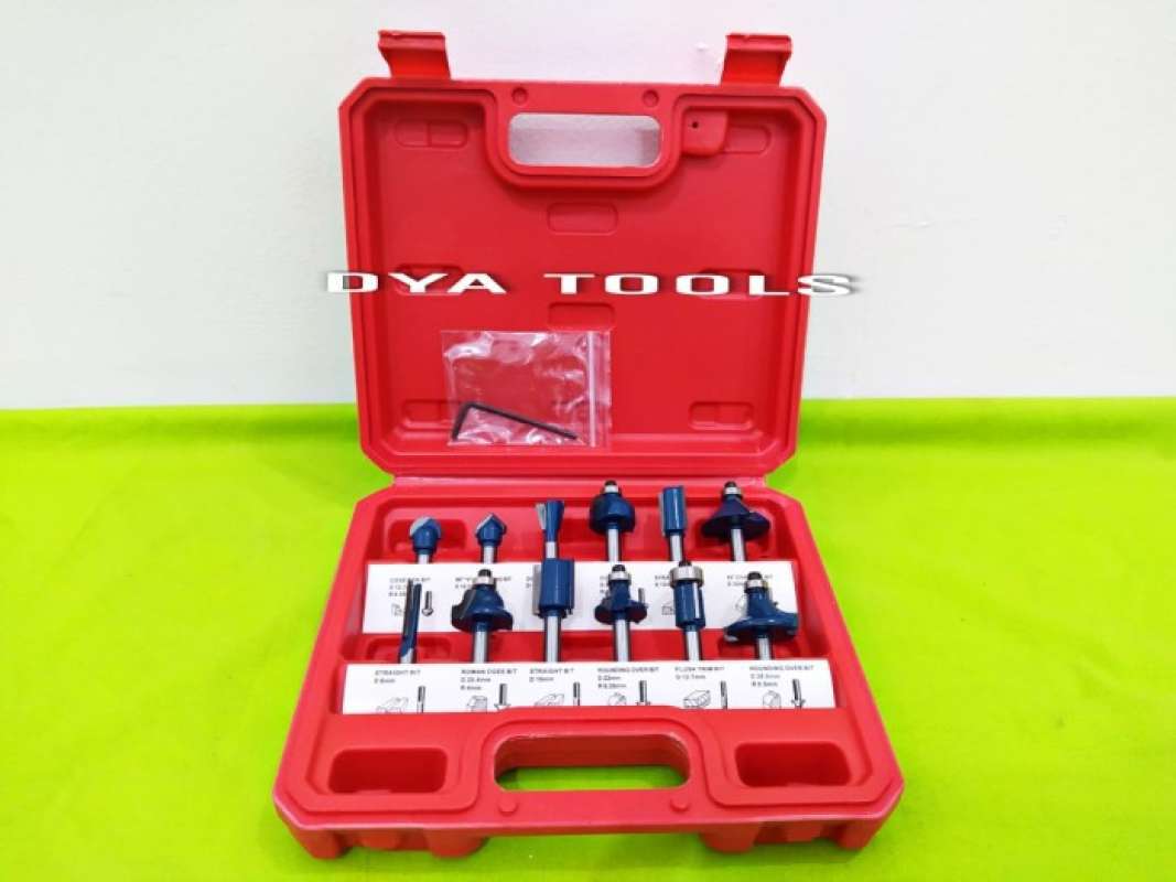Promo MATA PROFIL TRIMER BITS / ROUTER SET 12 pcs / MATA Profile Ukir ...