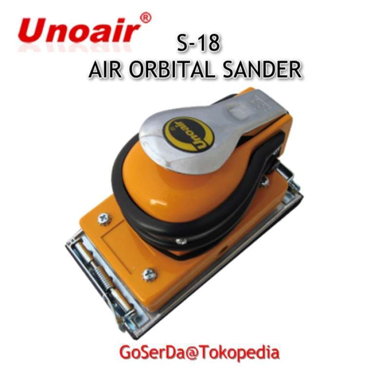 Promo UNOAIR S-18 MESIN AMPLAS ANGIN | S18 AIR ORBITAL SANDER Diskon 23 ...