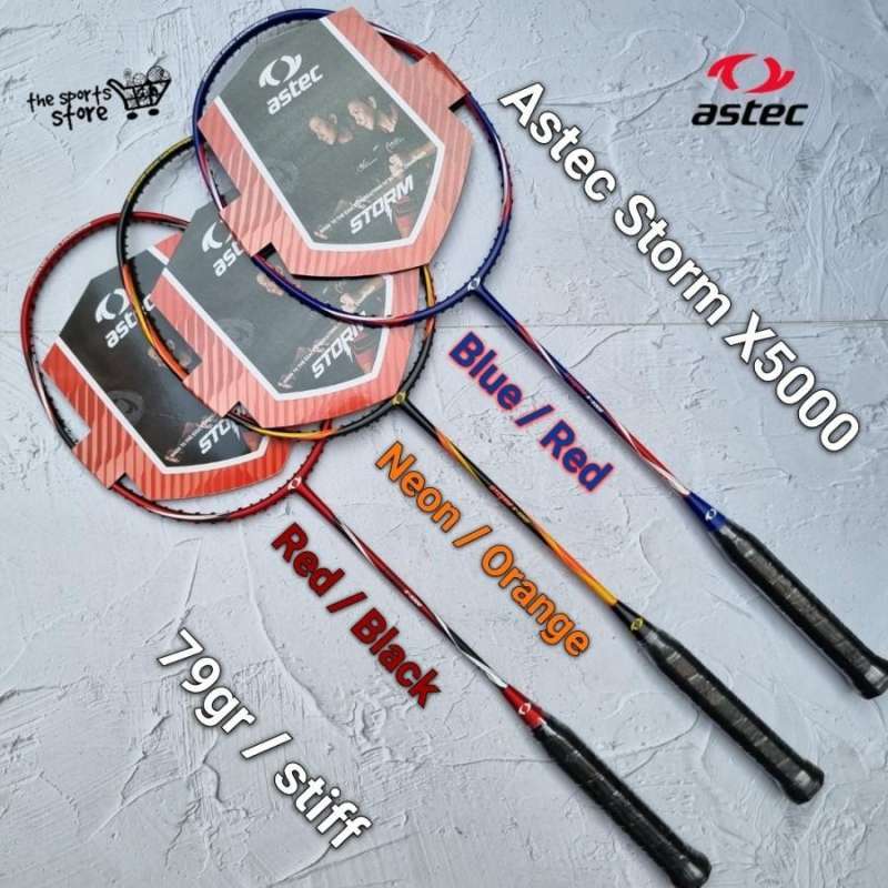 Jual Raket Badminton Astec Storm X5000 5u/79g Bulutangkis Di Seller The ...