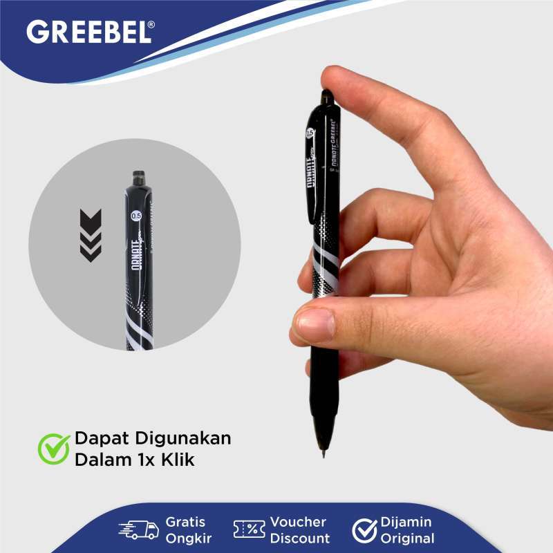 Jual GREEBEL GEL PEN GP-505 ORNATE 0.5 /Pen/Pulpen/gel pen utk atk ...