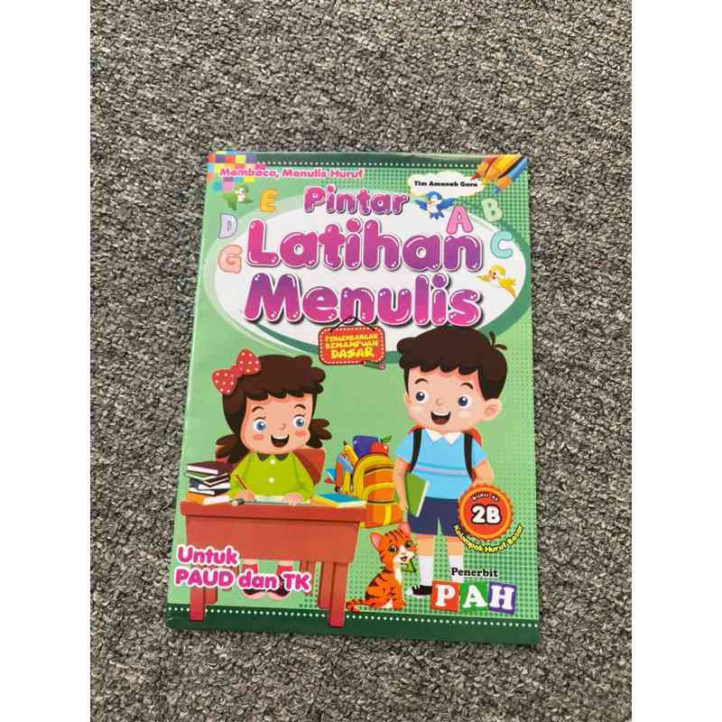 Promo Buku TK PAUD Pandai Latihan Menulis ABC Huruf Besar dan Kecil Tim ...