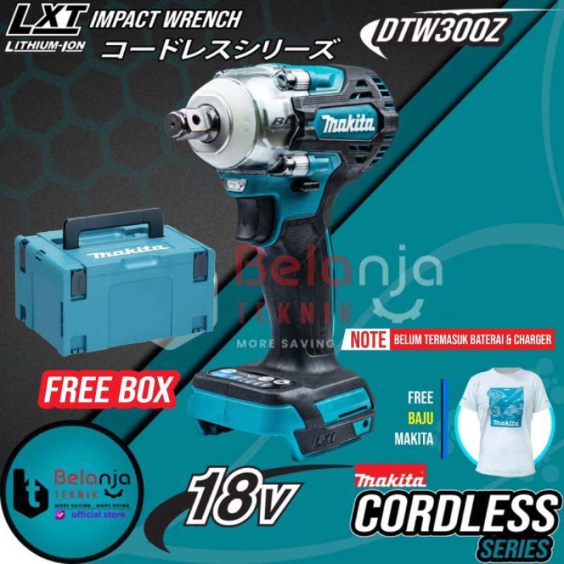 Promo Makita Impact Wrench Cordless DTW300Z Mesin Pumbuka Baut Baterai ...