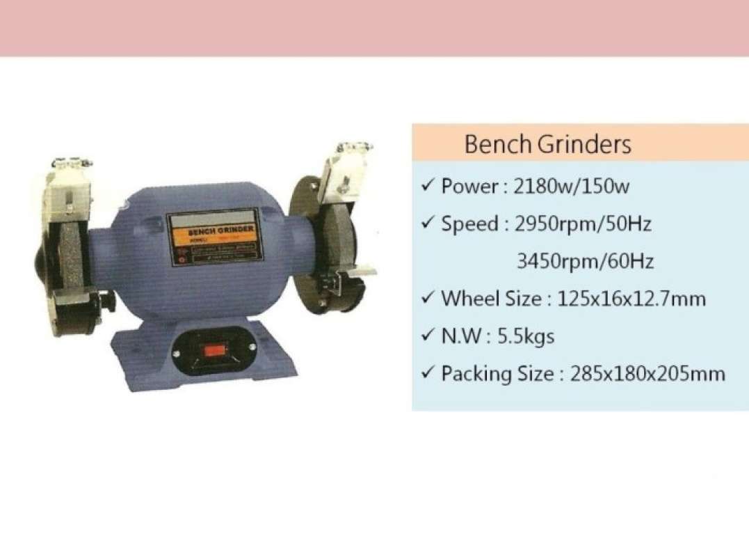 Promo Mesin Gerinda Duduk Bench Grinder 6 Inch Diskon 23% Di Seller Rhmd - Kebon Kacang, Kota ...