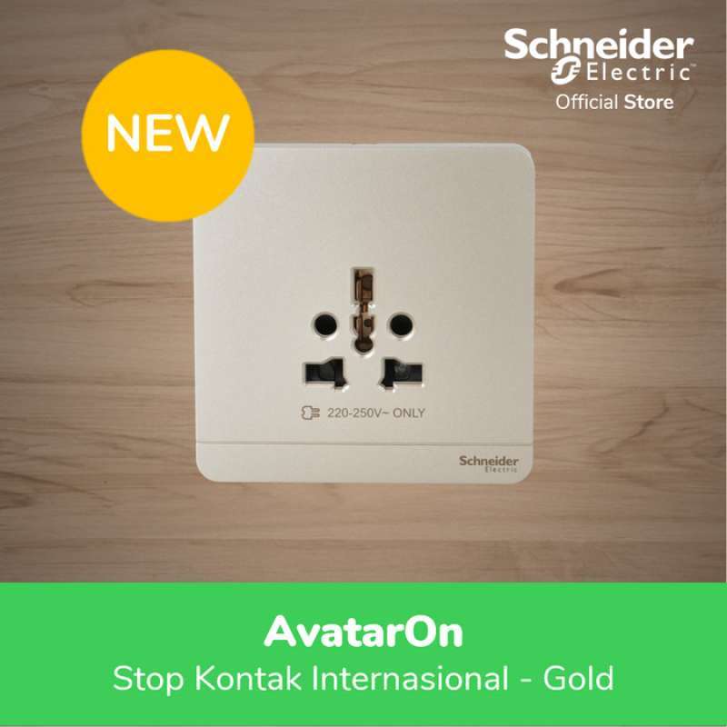 Promo Schneider Electric AvatarOn Gold Stop Kontak International - 1 ...