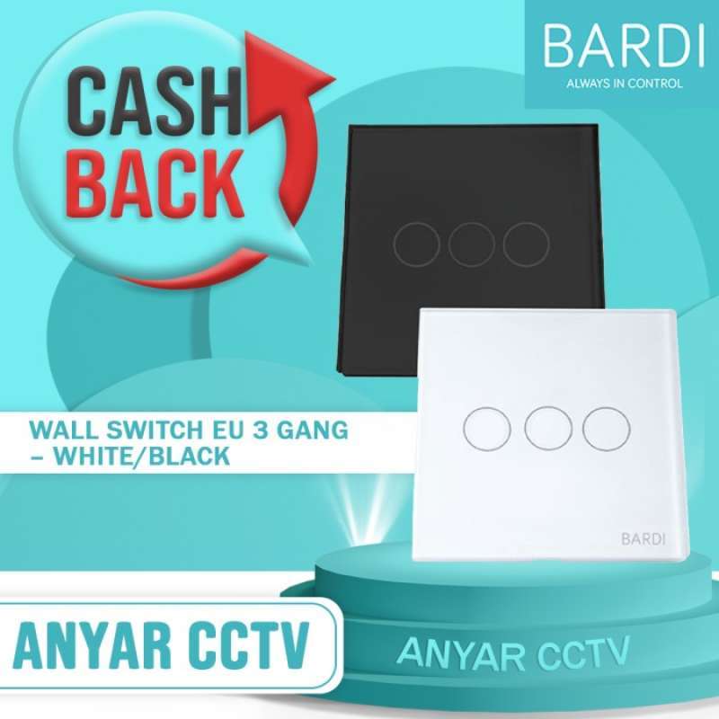 Promo Bardi Smart WiFi Touch Wallswitch - EU 3 Gang Diskon 23% di Seller Rhmd - Cengkareng Barat ...