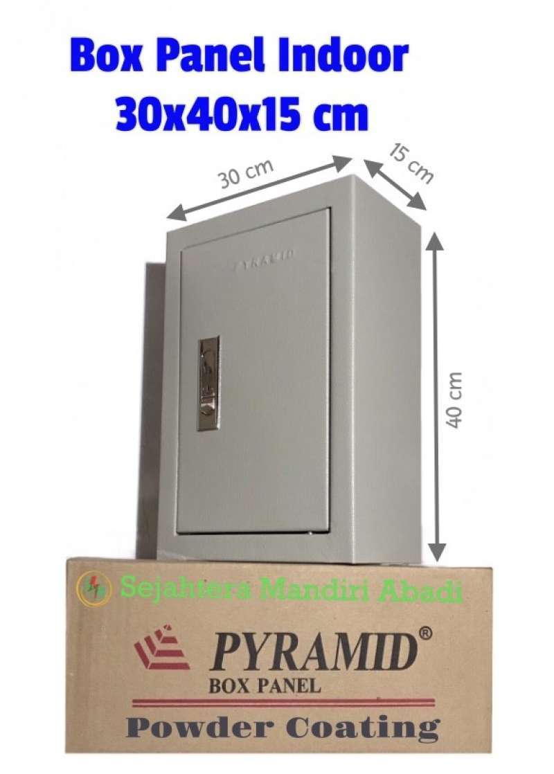 Promo Box Panel Listrik 30x40x15 Indoor Pyramid Powder Coating Diskon ...