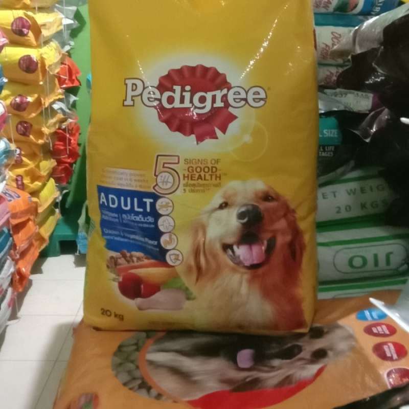 Promo 100% Produk Ori Pedigree 20Kg Adult Dog Food Pedigree Chicken ...