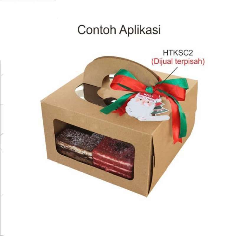 Promo Box Kue Dus Kotak Cake Packaging Kemasan Bolu Window Jendela ...