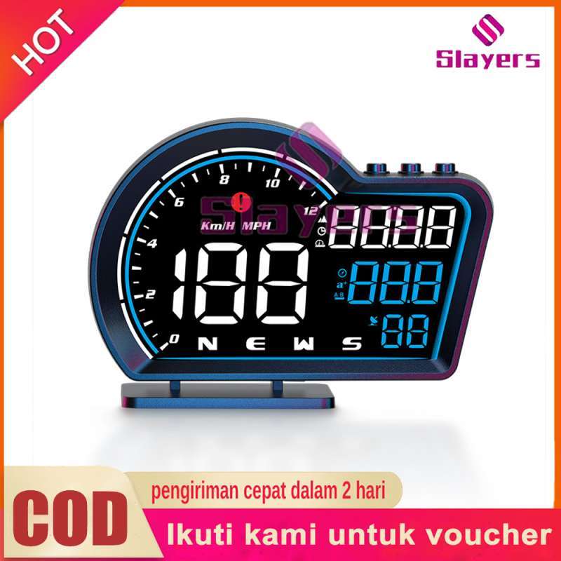 Promo Manlubao P6 OBD+GPS Dual System Head Up Display Car HUD Gauge Digital obd2 meter Car ...