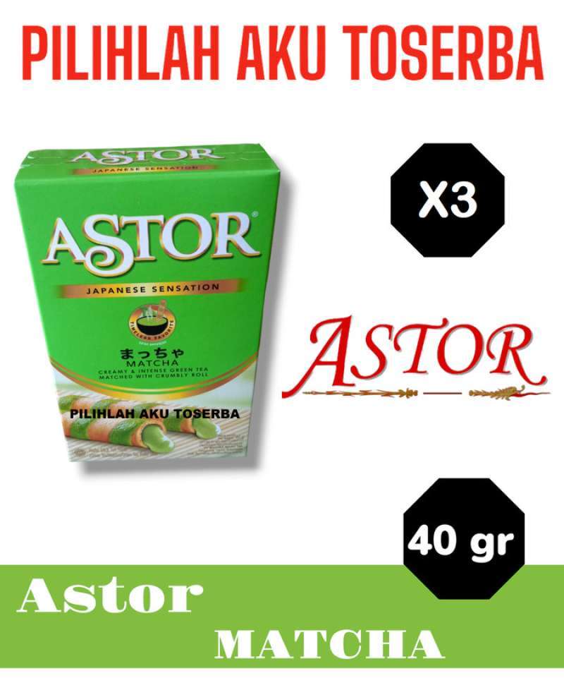Jual Astor Wafer Stick Matcha 40 Gr Termurah - Harga Grosir Terupdate ...