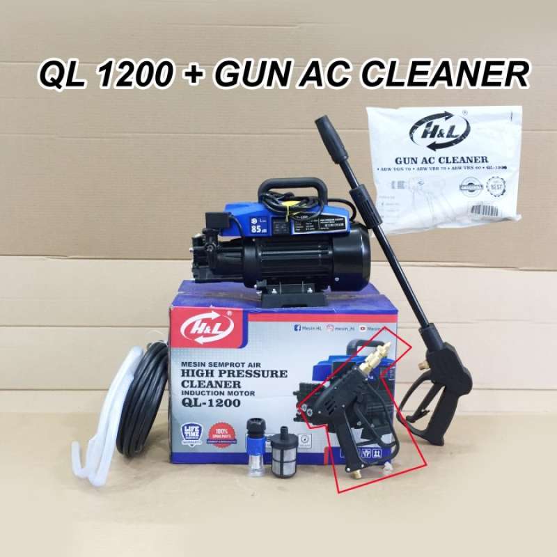 Promo Sale H&L Ql 1200 / Hl Ql1200 Mesin Steam Cuci Ac Jet Cleaner High ...