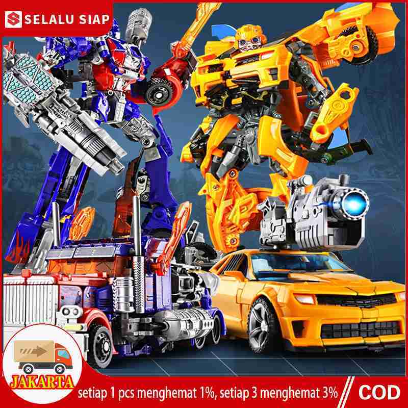 Promo Robot Transformer Optimus Primer & Bumbblebee mainan anak Figur ... Promo Robot Transformer Optimus Primer & Bumbblebee mainan anak Figur ...