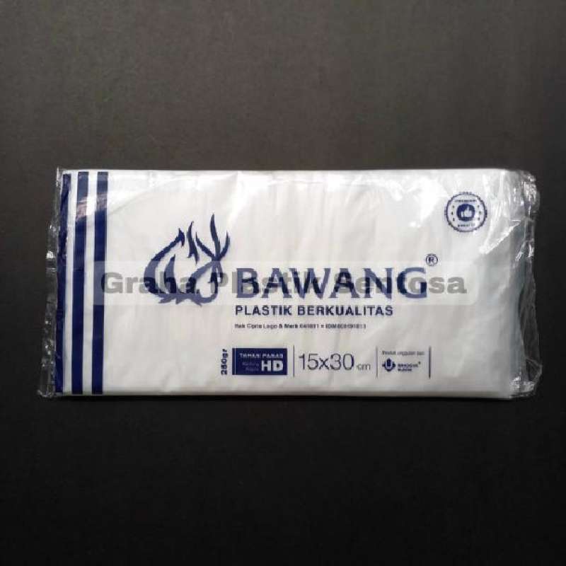 Jual Plastik PE Kiloan Tahan Panas Merk Bawang Ukuran 1/4kg,1/2kg,1kg ...