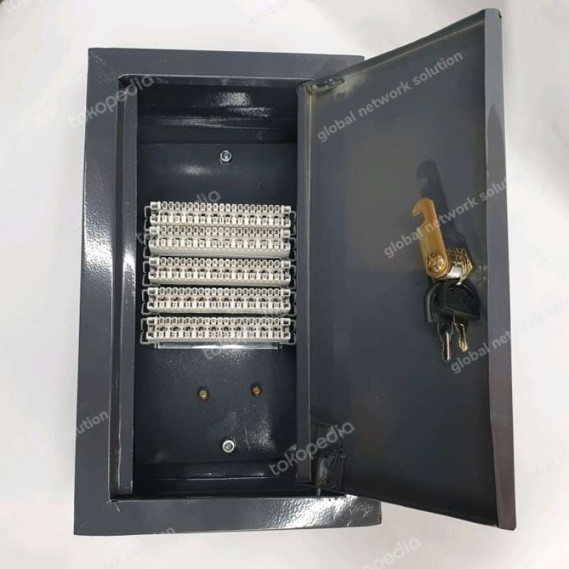 Promo box mdf telepon 50 pair lengkap lsa/ box telepon 50 pair fullset ...