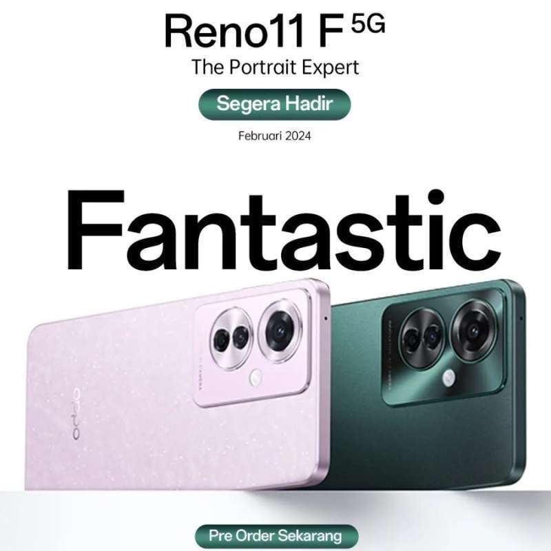 Jual Oppo Reno 11f 5g Ram 8/256 Gb Garansi Resmi Original Bisa Kredivo / Paylatter Di Seller ...