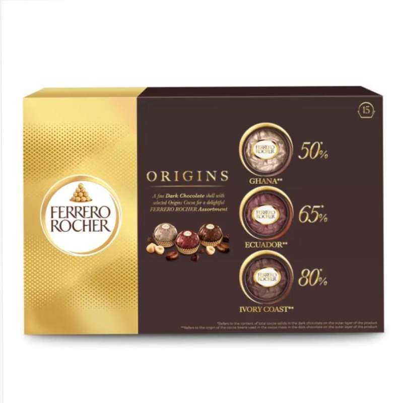 Promo Ferrero Rocher Origins Premium Dark Chocolate T15 Diskon 3% di ...