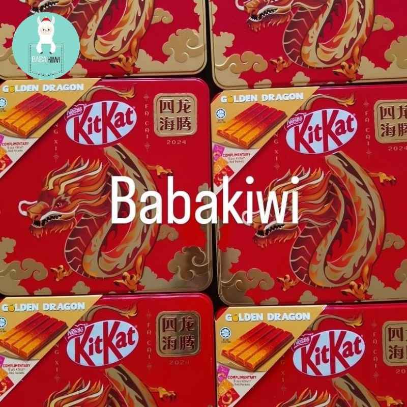 Jual Nestle Kit Kat Kitkat Golden Dragon Tin (208g) Ready Stock Di ...