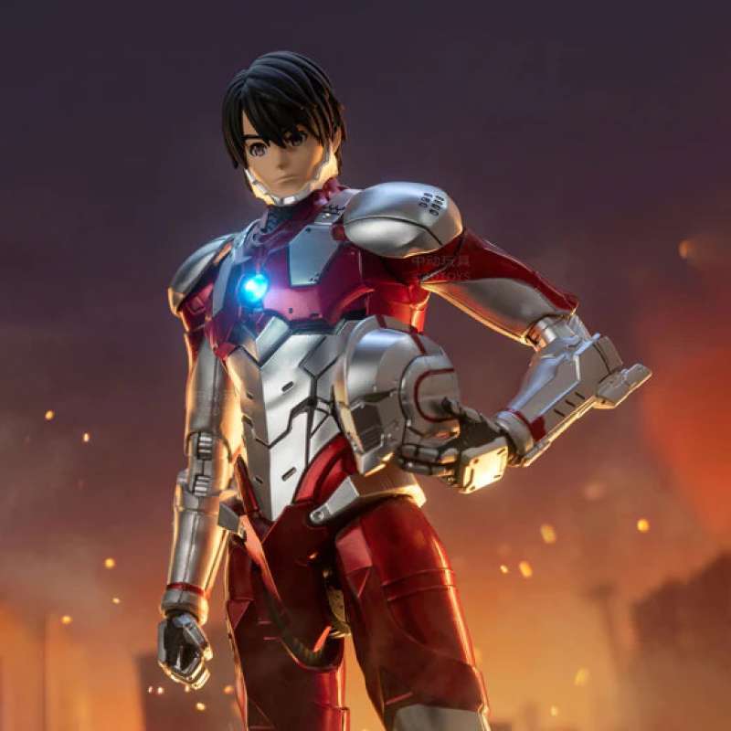 Jual ZD Toys Ultraman Light-Up Series - Shinjiro Hayata Ultraman Suit ...