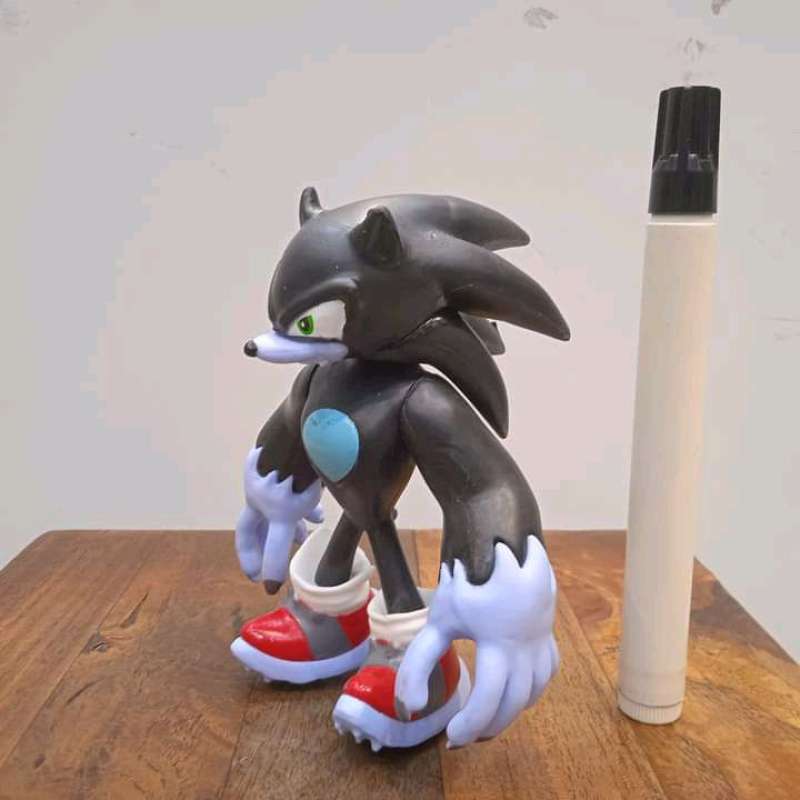 Jual mainan sonic figure giant big shadow black sonic sonic the ...