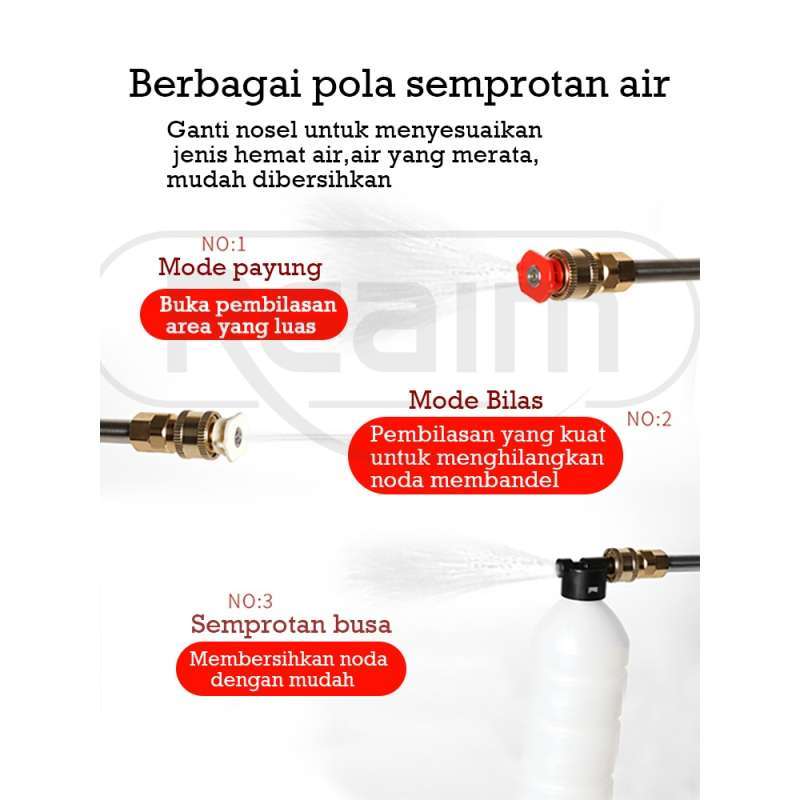 Promo 0mah alat semt cuci motor atau alat pencuci mobil ata - 199V+2 ...