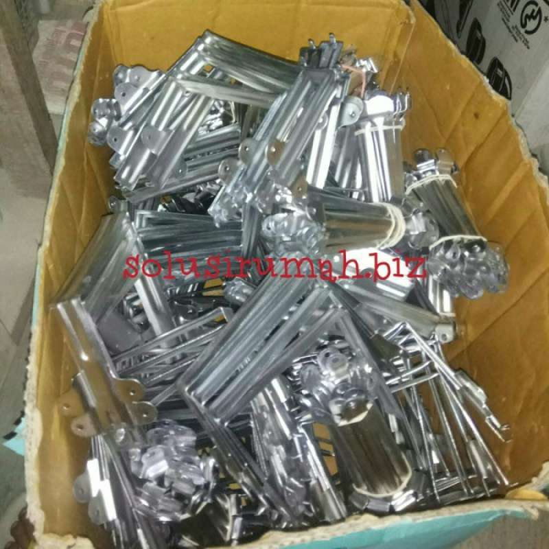 Jual PENYANGGA TALANG KOTAK PLAT KLEM TALANG AIR PCS di Seller ...