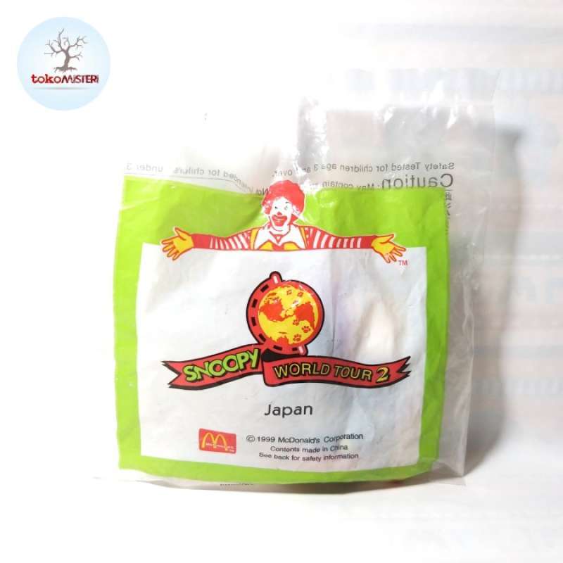 Jual Japanese Japan Snoopy Peanuts World Tour Mcd Happy Meal Jepang ...