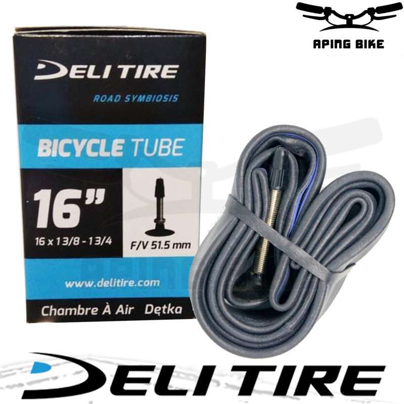 Promo Ban Dalam Deli Tire 16 x 1 3/8 FV 51.5mm Ban Dalam Sepeda Lipat Diskon 29% di Seller Aping ...