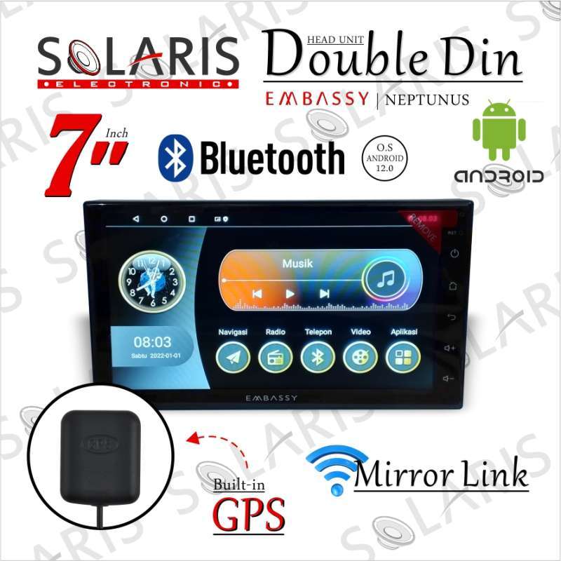 Promo HEAD UNIT ANDROID 7 Inch Merk EMBASSY Diskon 27% di Seller Khalid ...