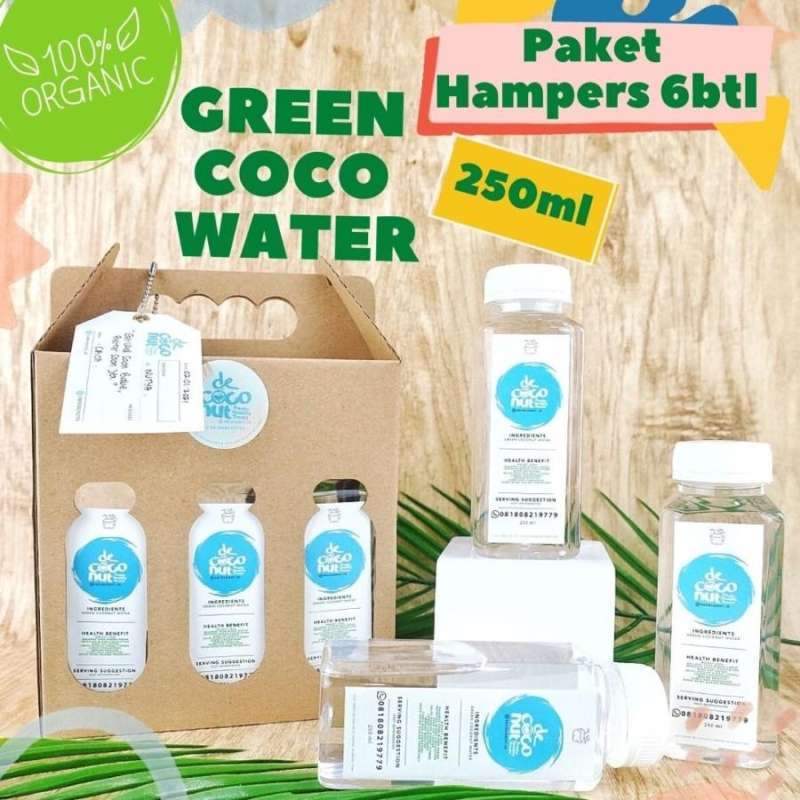 Jual Paket Hampers, 6 Botol Green Coco/Air Kelapa Ijo @250ml di Seller ...