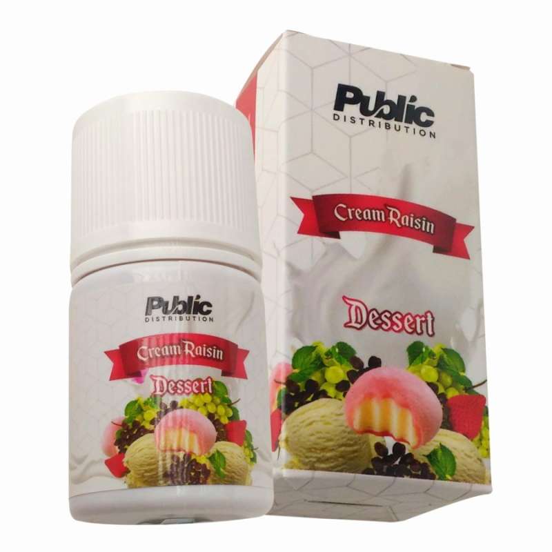 Promo Public Distribution Cream Raisin Dessert V2 60ML Liquid Freebase ...
