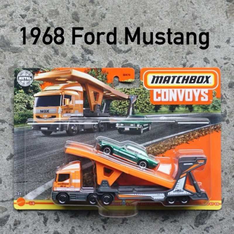 Jual Matchbox Convoy Mbx Cabover Truck Box Trailer Tesla Mustang Hot ...