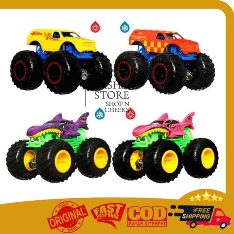Promo HOT WHEELS MONSTER TRUCKS COLOR SHIFTERS MOBIL TRUK BERUBAH WARNA ...