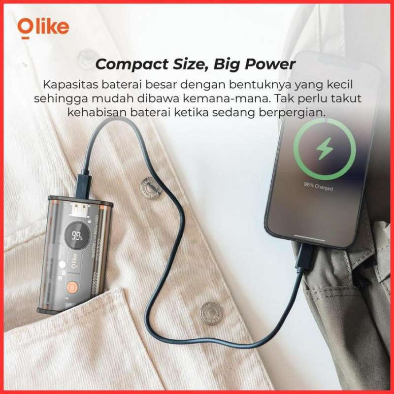 Jual POWERBANK OLIKE P5 10000mAh 22,5W Vooc Power Bank 10.000 mAh di ...
